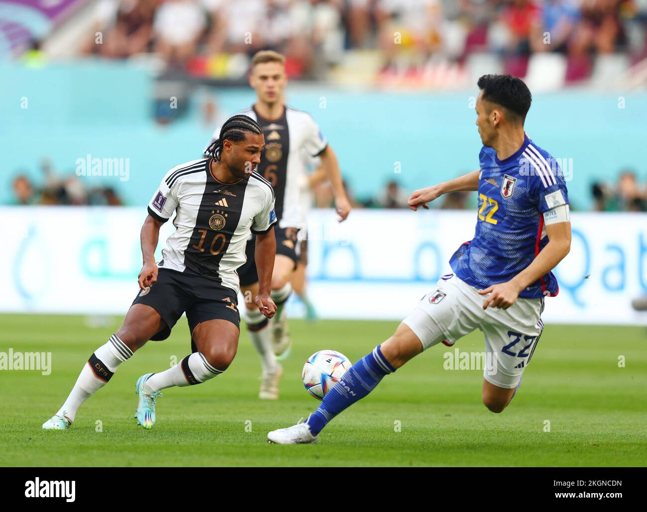 Al Rajjan, Qatar. 23rd Nov, 2022. Soccer: World Cup, Germany - Japan ...