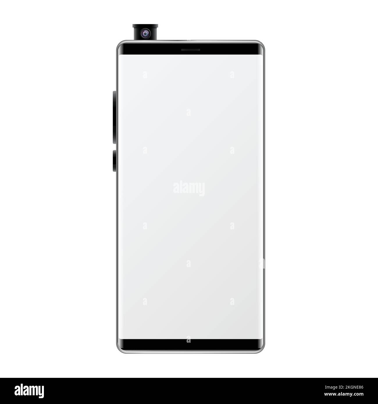 Smart Mobile phone transparent PNG mockup, Smart Mobile phone with a ...