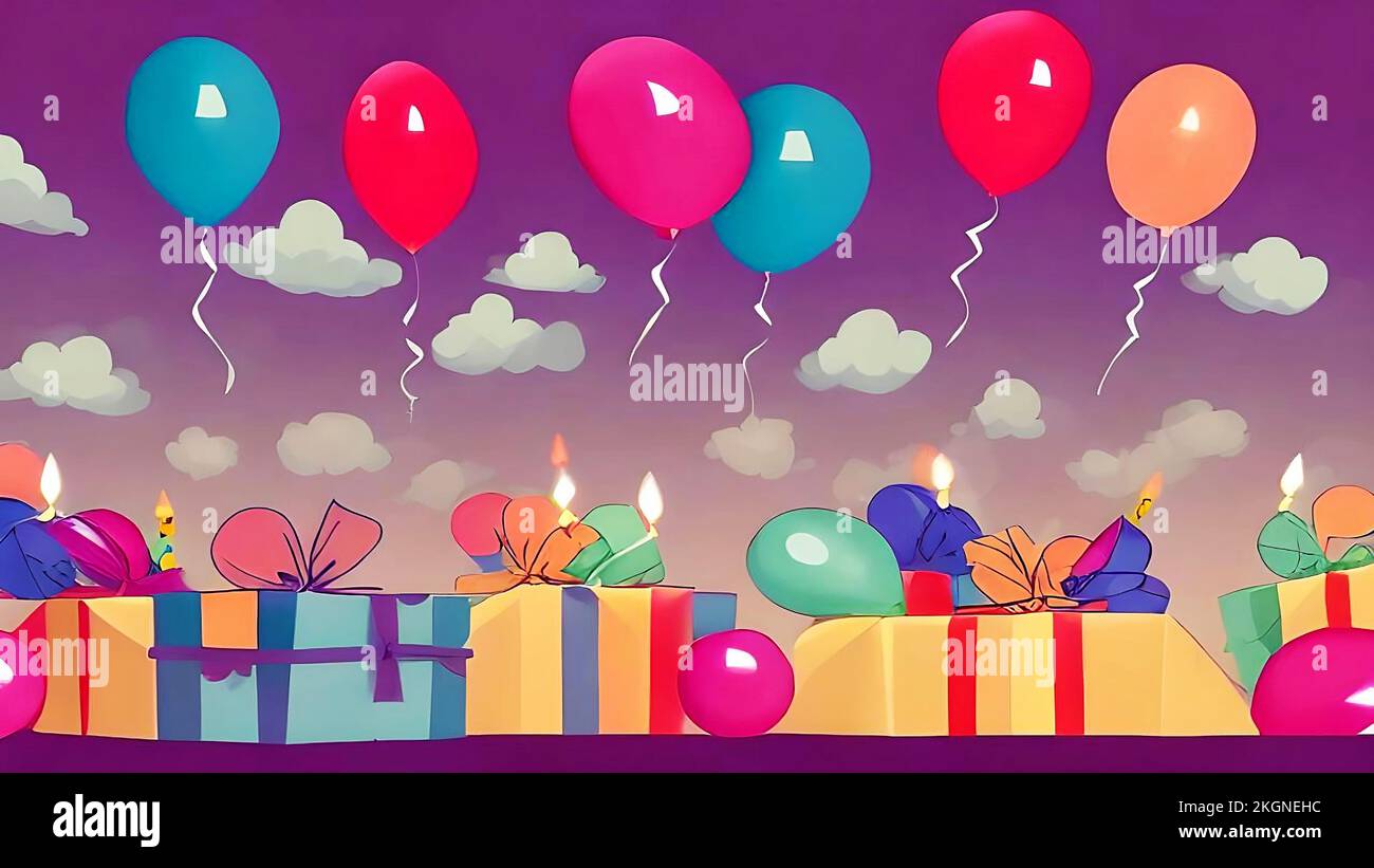 Balloons air party drawing vector hi-res stock photography and images ...
