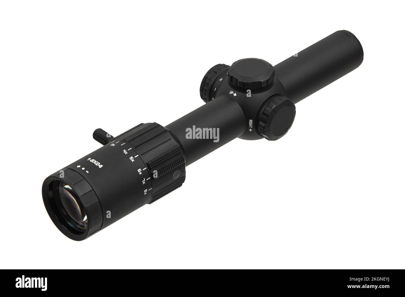 Modern optical sight for sniper rifles. Aiming device for shooting at ...