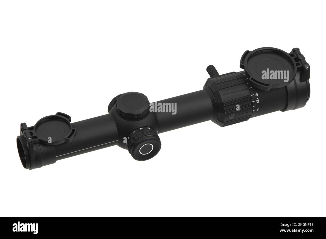 Modern optical sight for sniper rifles. Aiming device for shooting at ...