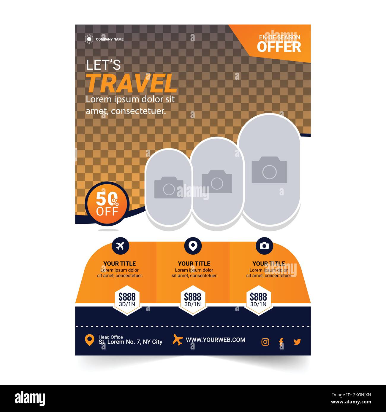 Travel sale flyer template, Automobile Center Flyer, Magazine Cover ...