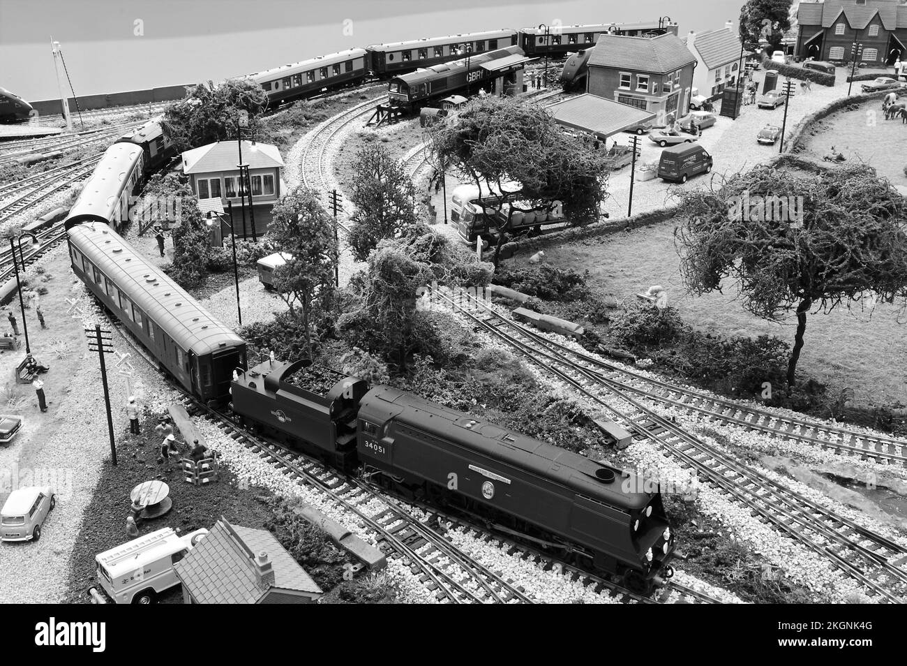 A model of Winston Churchills funeral train from January 30th 1965 ...