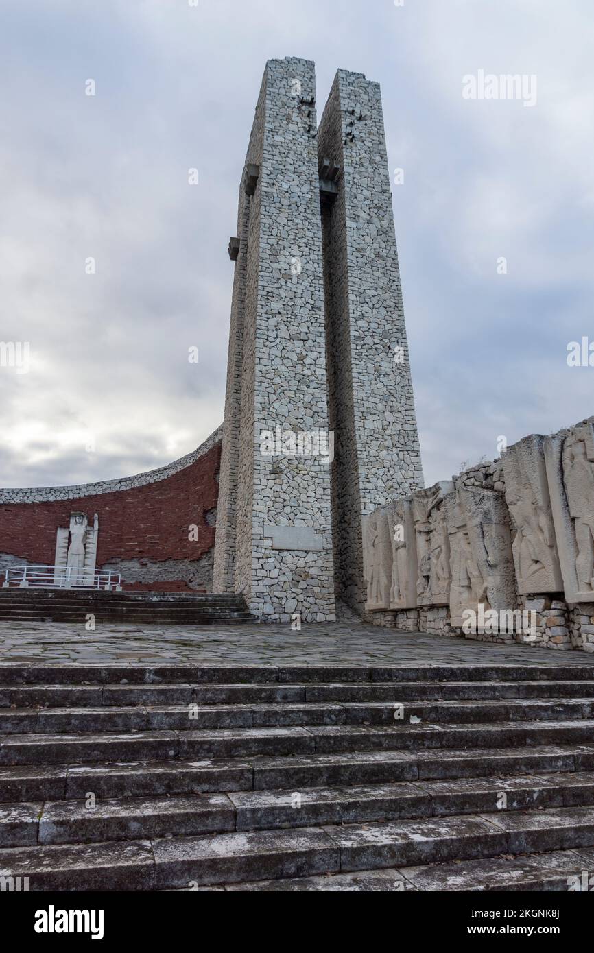 Monument Of The Three Generations near town of Perushtitsa, Plovdiv ...