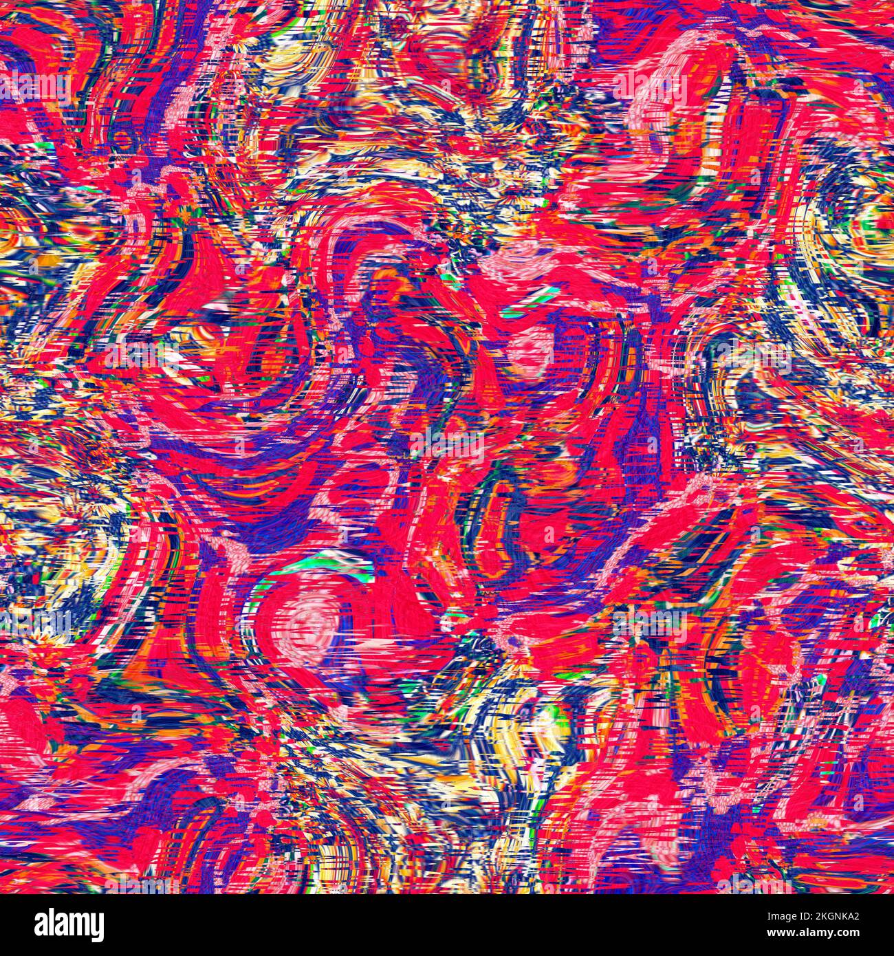 Vibrant pink distortion pattern. Bright colorful kitsch wallpaper for ...