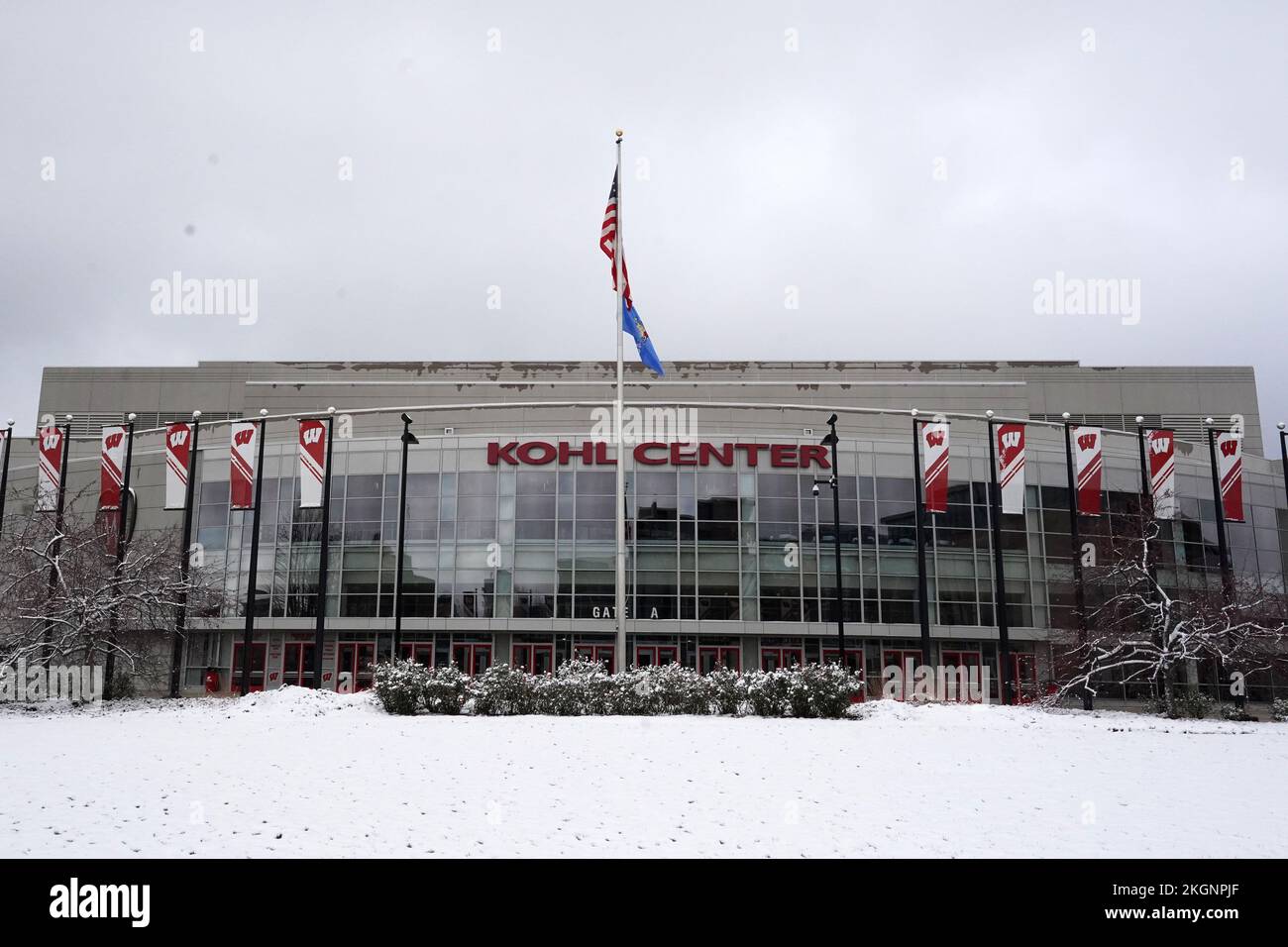 A general overall view of the Kohl Center, Wednesday, Nov. 22, 2022, in ...