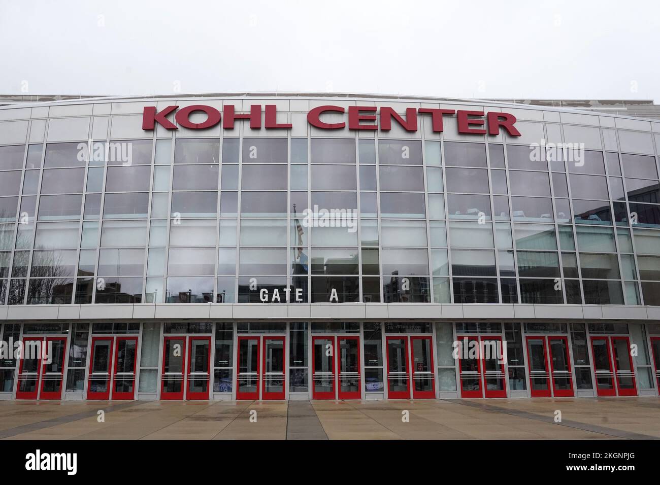 A general overall view of the Kohl Center, Wednesday, Nov. 22, 2022, in ...