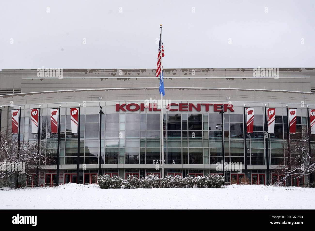 A general overall view of the Kohl Center, Wednesday, Nov. 22, 2022, in ...