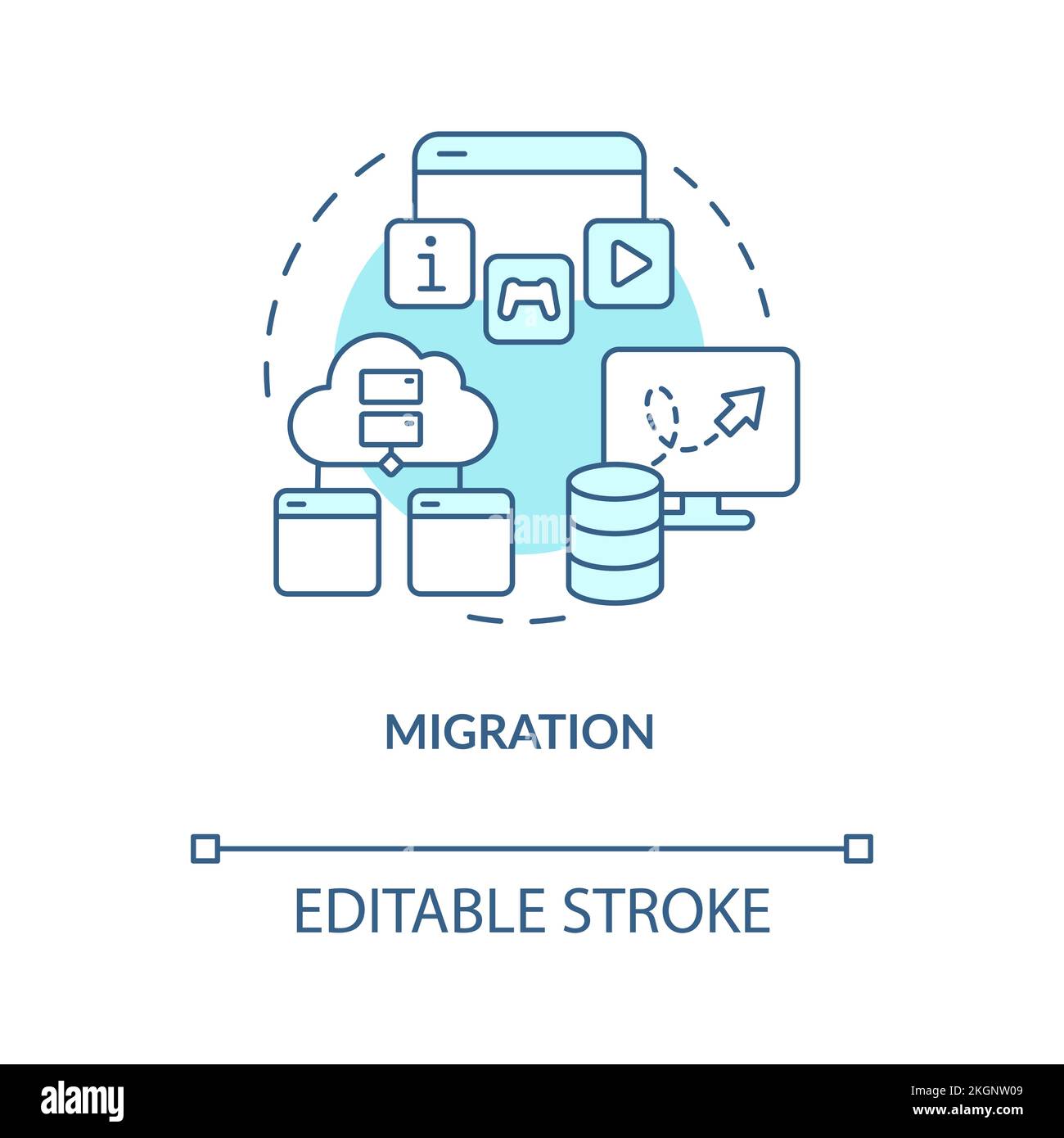 Content migration Cut Out Stock Images & Pictures - Alamy