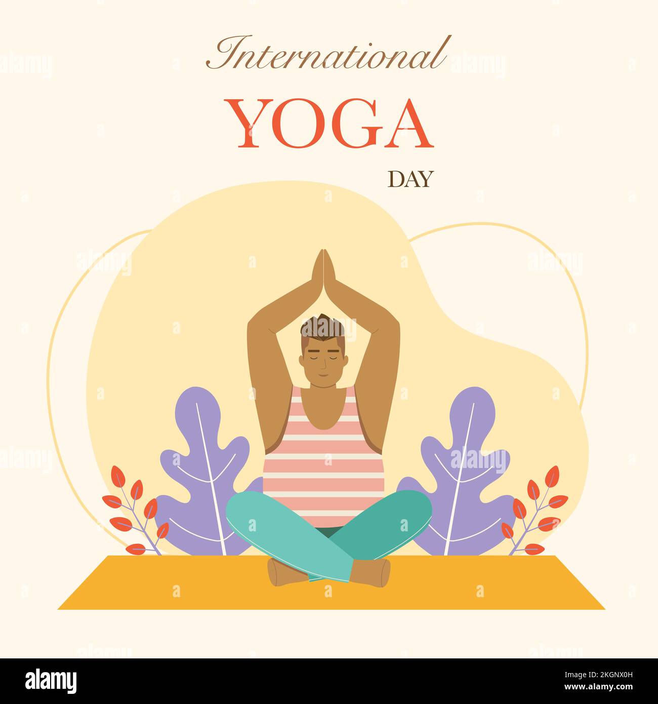 International yoga day Stock Vector Images - Alamy