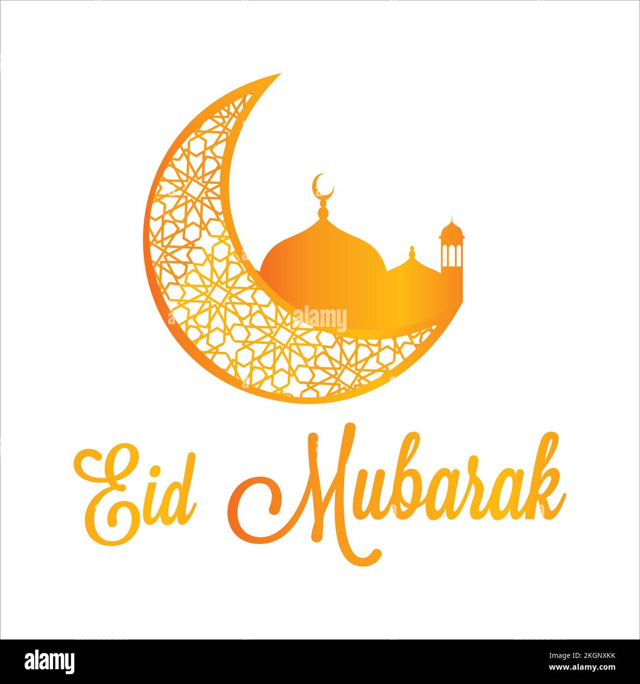 Happy Eid - Al-Adha Design Creative Modern, Eid Mubarak Golden Mount ...
