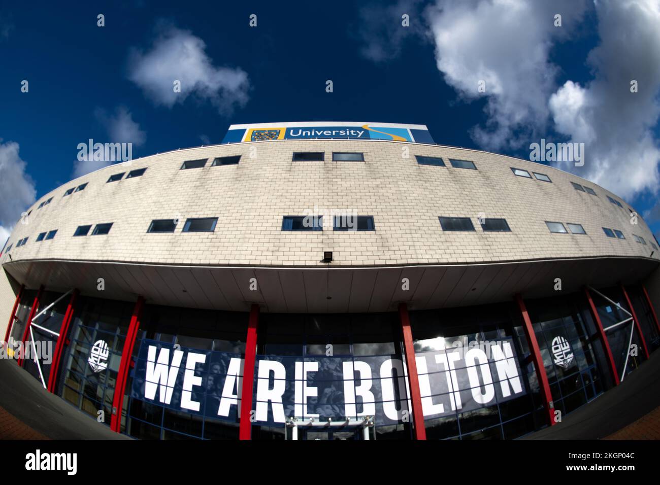 Bolton Wanderers Football Club. The University of Bolton Stadium ...