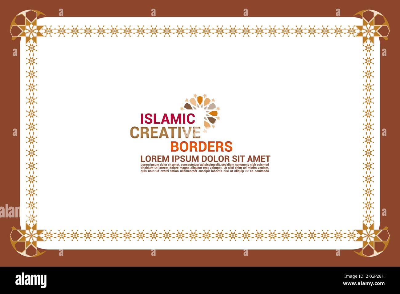 Islamic pattern border hi-res stock photography and images - Alamy