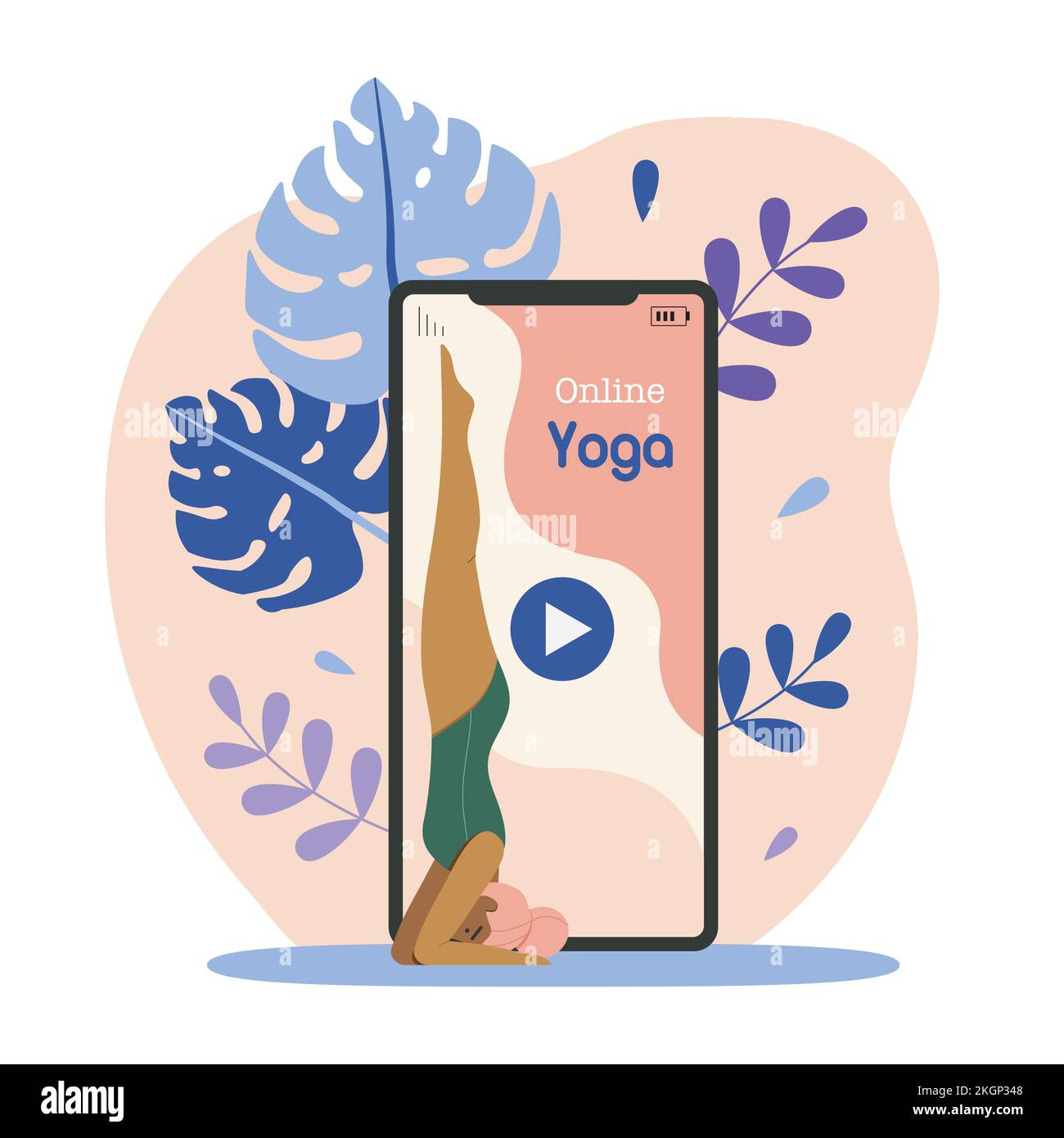 Yoga studio Stock Vector Images - Alamy