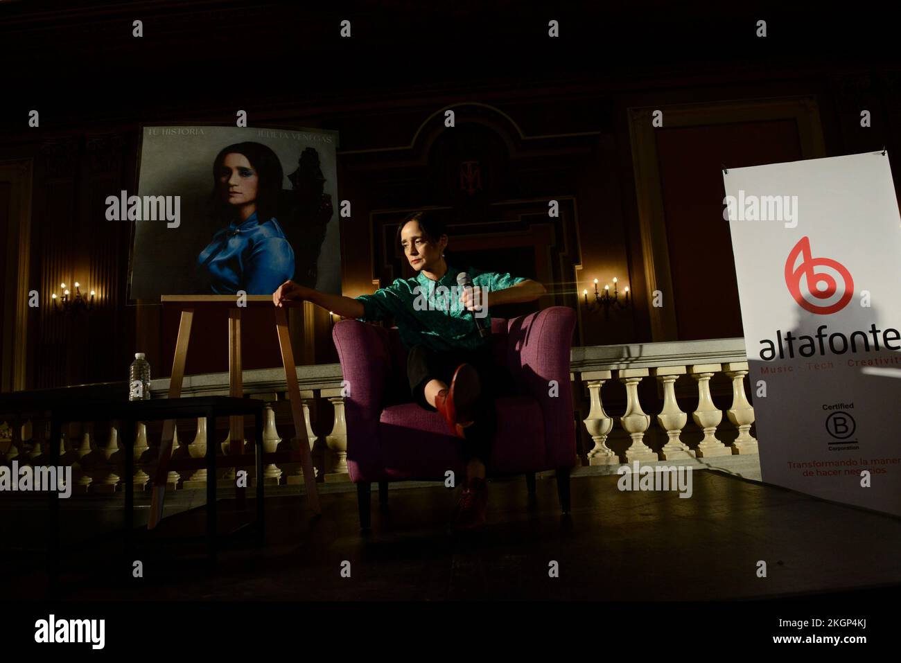 November 22, 2022, Mexico City, Mexico: Mexican singer Julieta Venegas ...