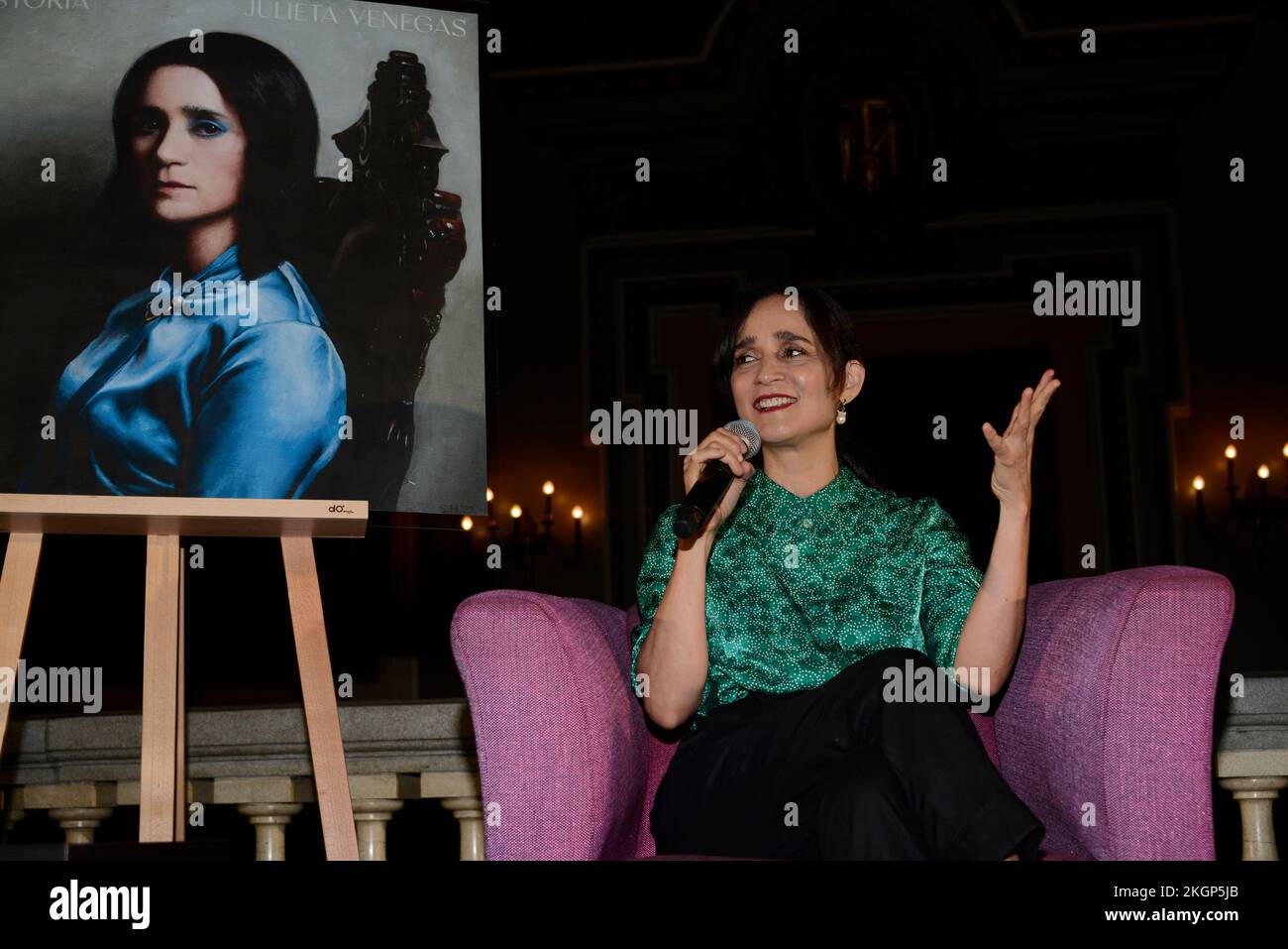 November 22, 2022, Mexico City, Mexico: Mexican singer Julieta Venegas ...
