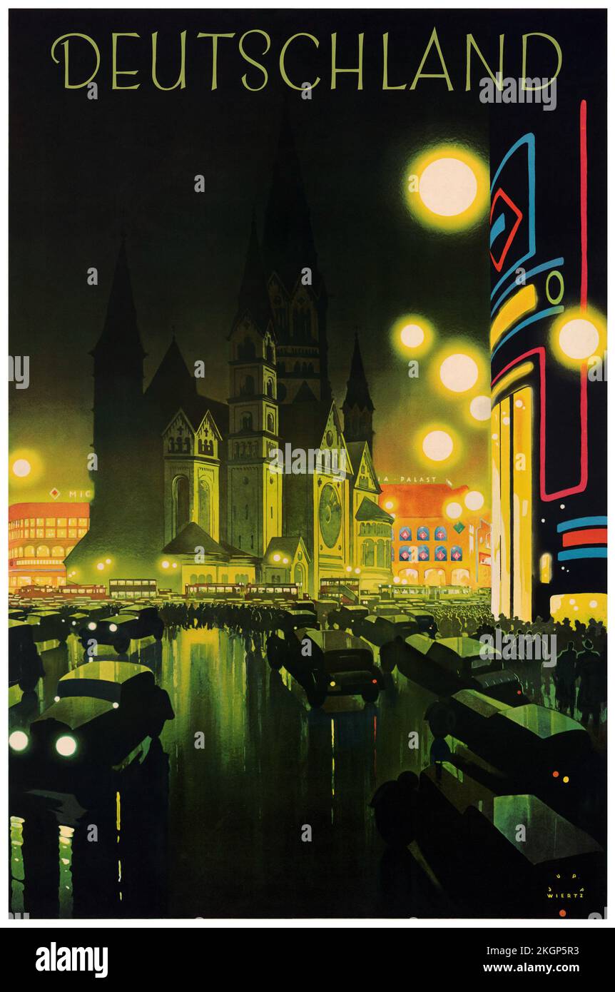 Vintage germany advertising poster hi-res stock photography and images ...