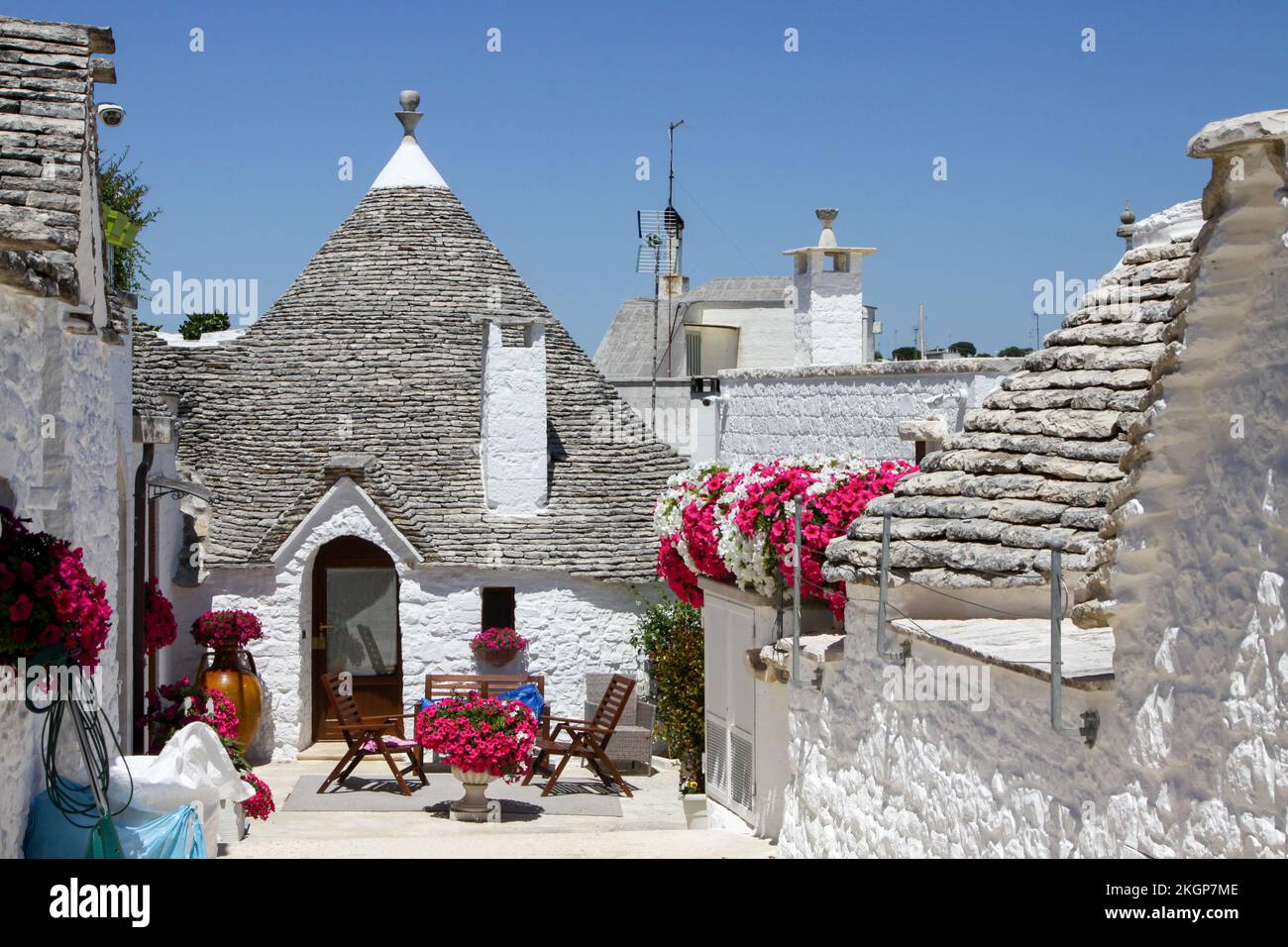 Italy, Puglia - miasteczko Alberobello - truli Stock Photo - Alamy