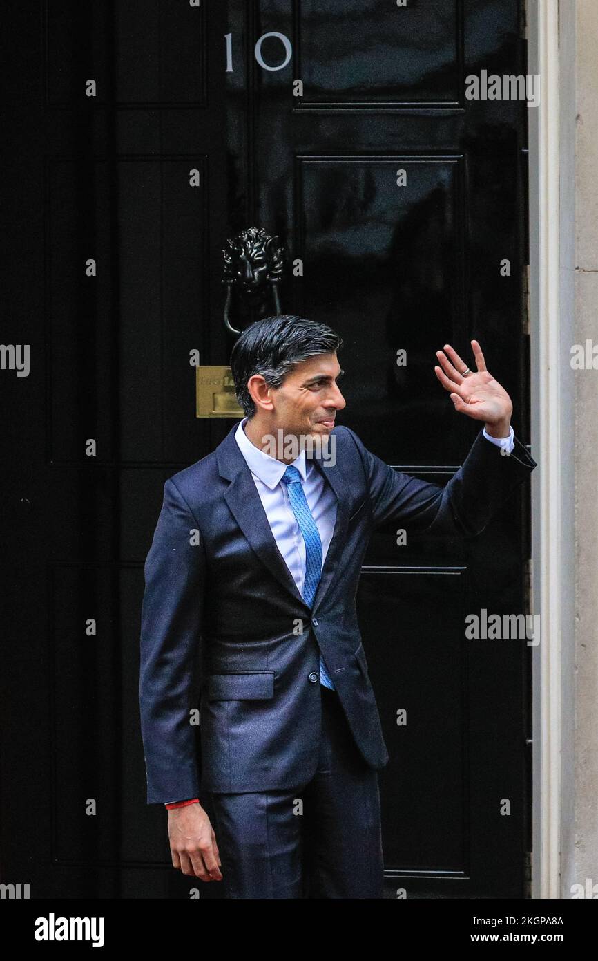 Westminster, London, UK. 23rd Nov, 2022. Rishi Sunak, Prime Minister of the United Kingdom ...