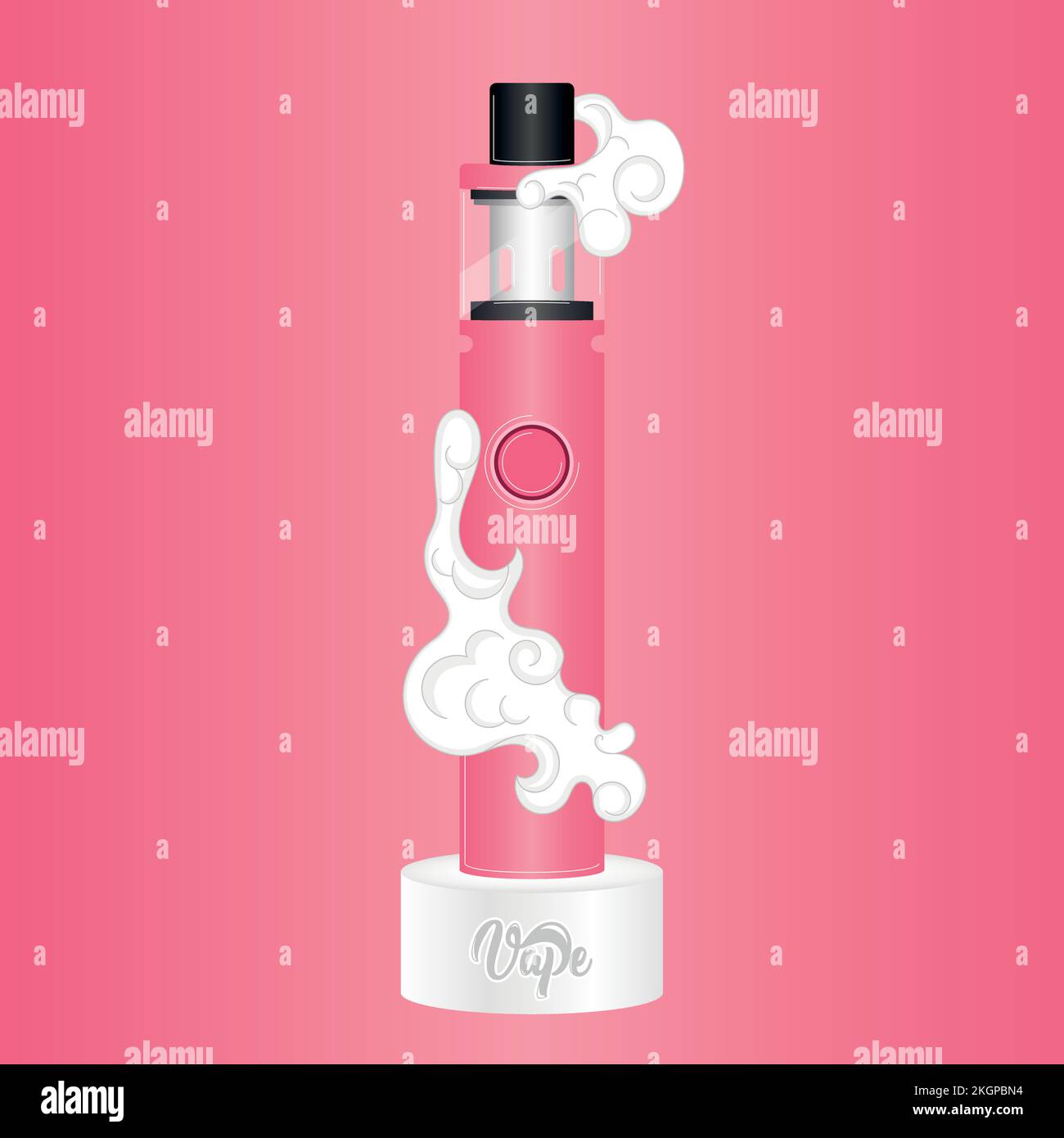 Pink vape Stock Vector Images - Alamy