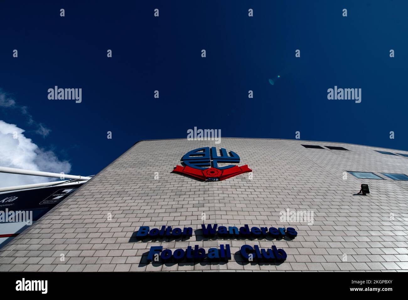 Bolton Wanderers Football Club. The University of Bolton Stadium ...