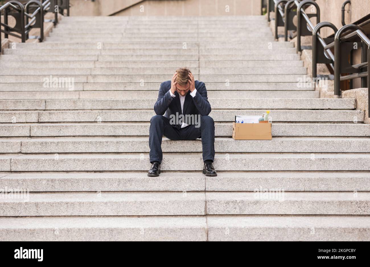 Cardboard box despair hi-res stock photography and images - Alamy