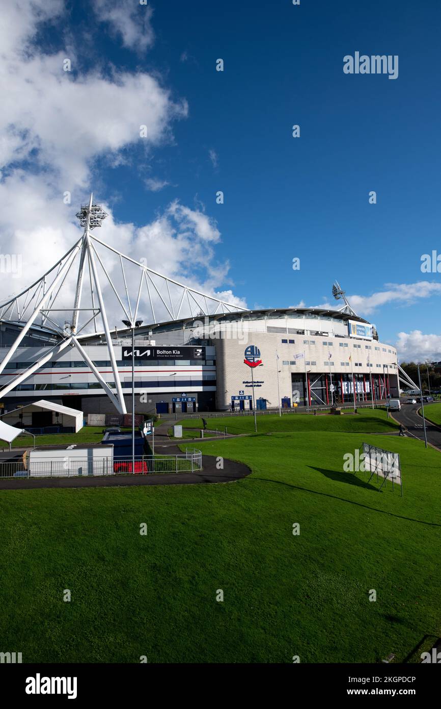 Bolton Wanderers Football Club. The University of Bolton Stadium ...