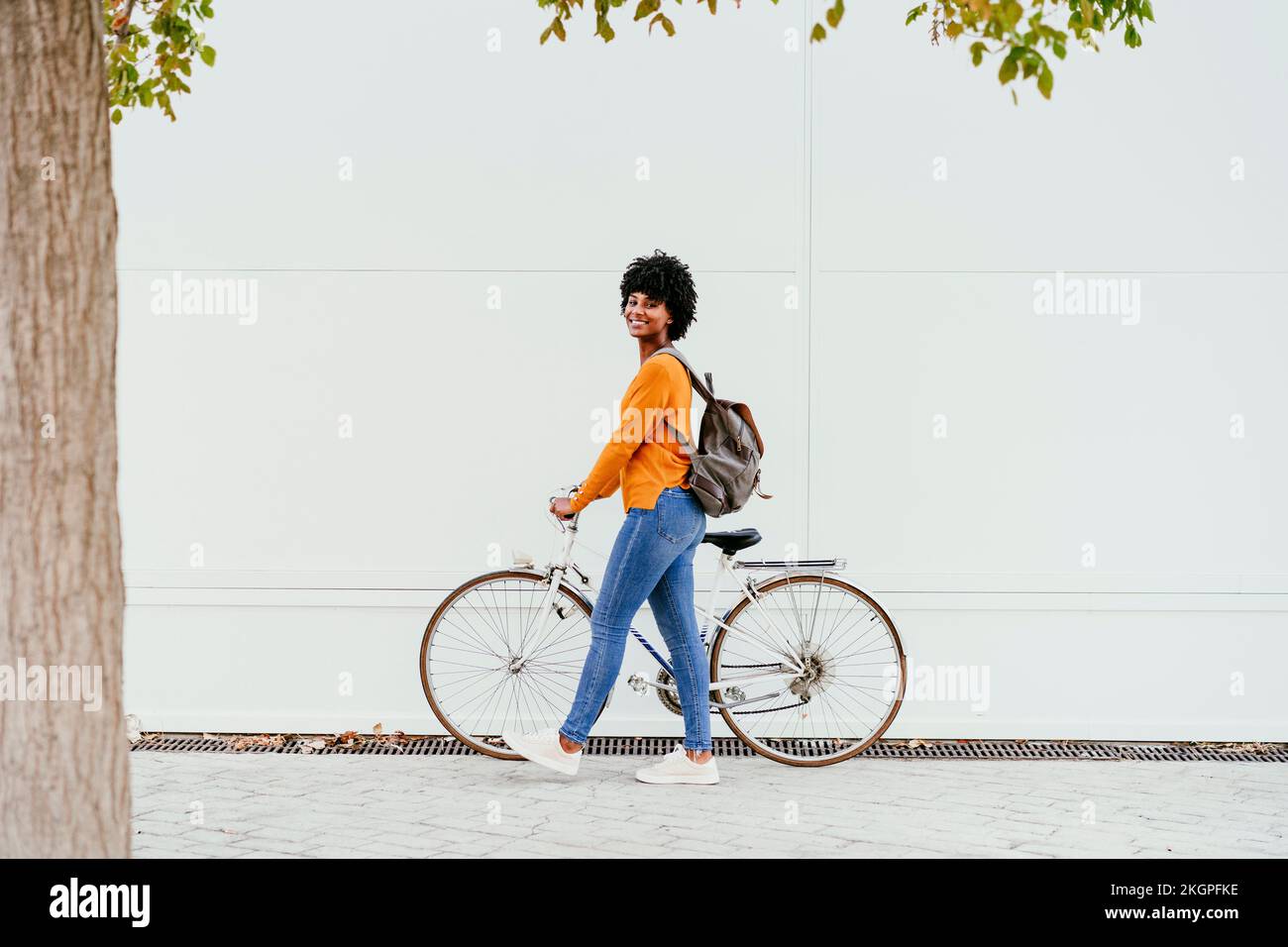 Wheeling bicycle hi-res stock photography and images - Alamy