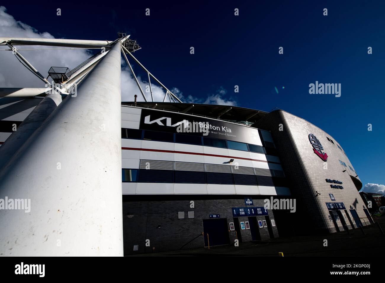 Bolton Wanderers Football Club. The University of Bolton Stadium ...