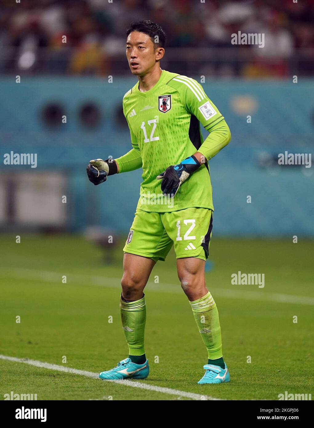 Japan goalkeeper Shuichi Gonda during the FIFA World Cup Group E match ...