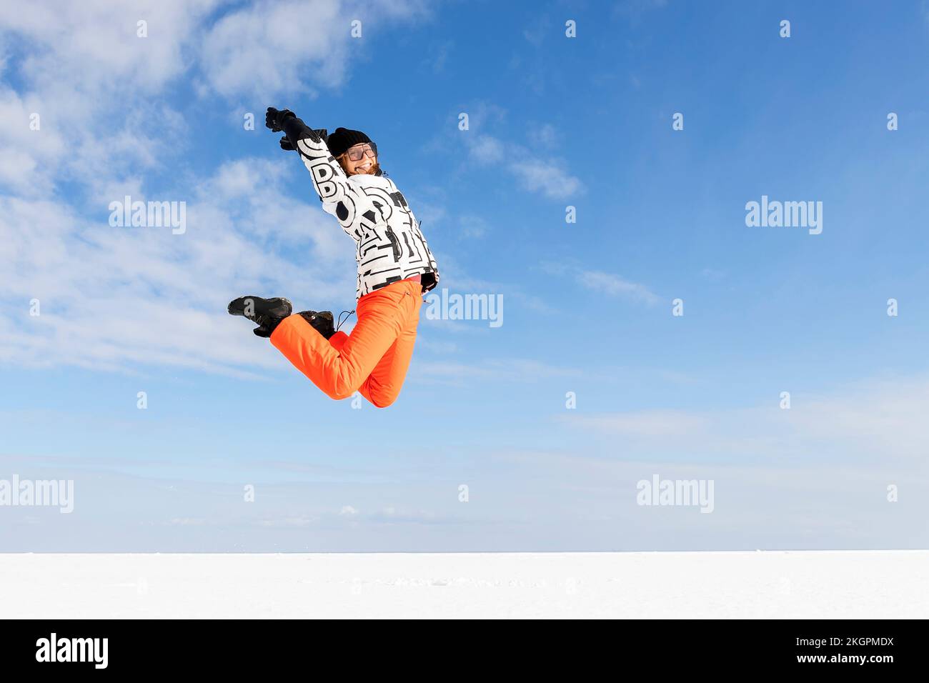 Young adult beautiful sporty happy attractive caucasian smiling hiker ...