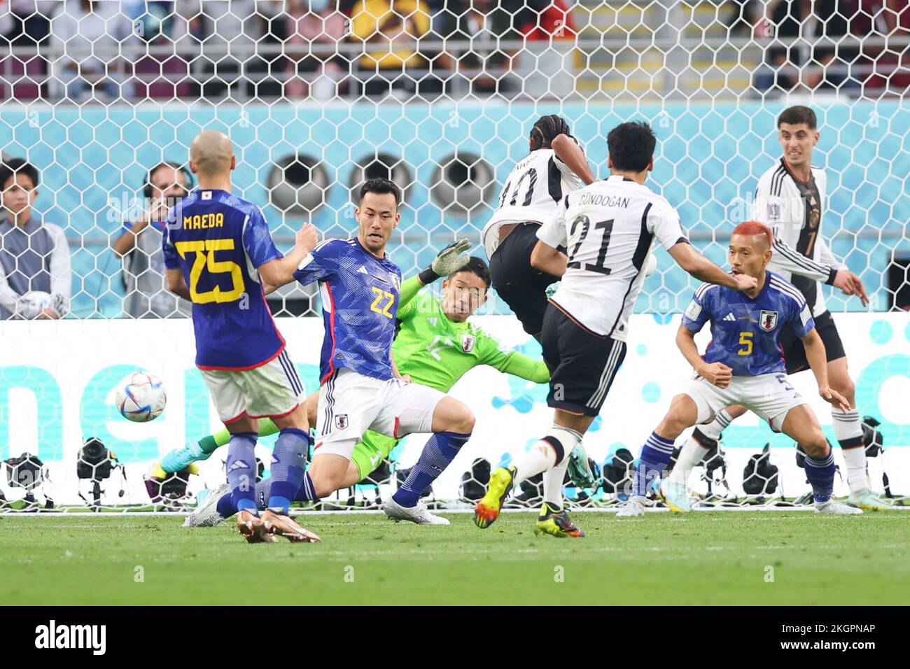 Al Rayyan, Qatar, November 23, 2022. Al Rayyan, Qatar. 23rd Nov, 2022. (L-R) Maya Yoshida ...