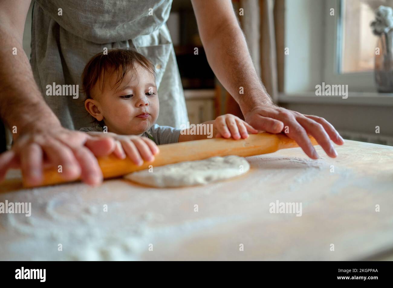 Pizza dough man hi-res stock photography and images - Alamy