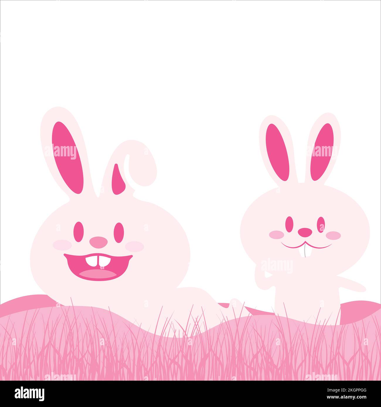 Easter Bunny Template, Happy Easter Bunnies Illustration, Easter Bunny ...