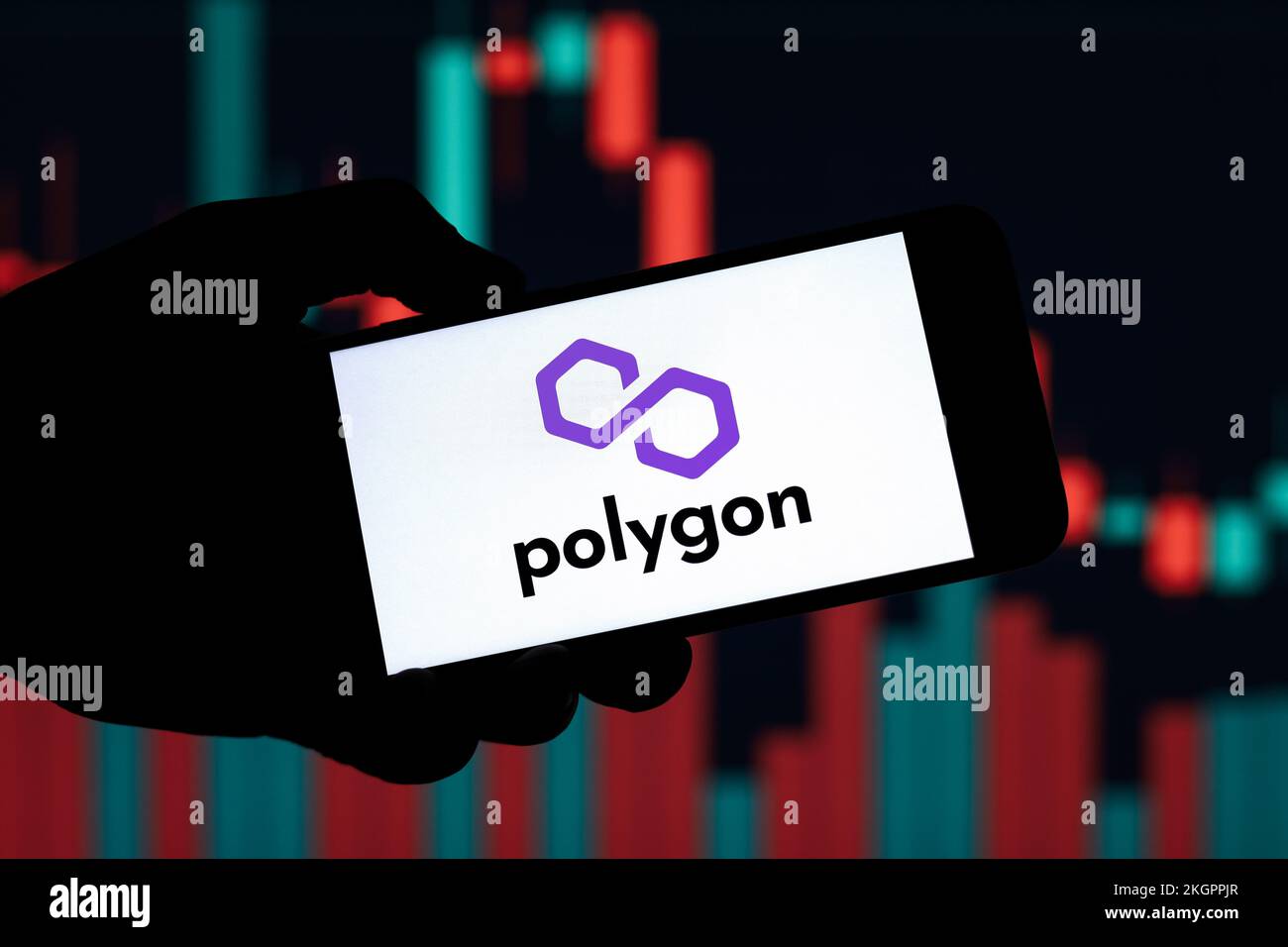 Polygon (MATIC) editorial. Illustrative photo for news about Polygon ...