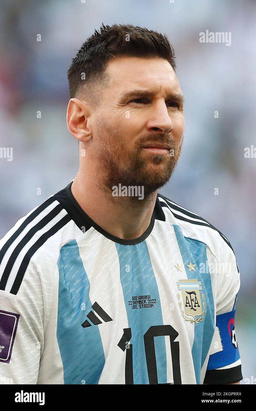 Lusail, Qatar. 22nd Nov, 2022. Lionel Messi (ARG) Football/Soccer ...