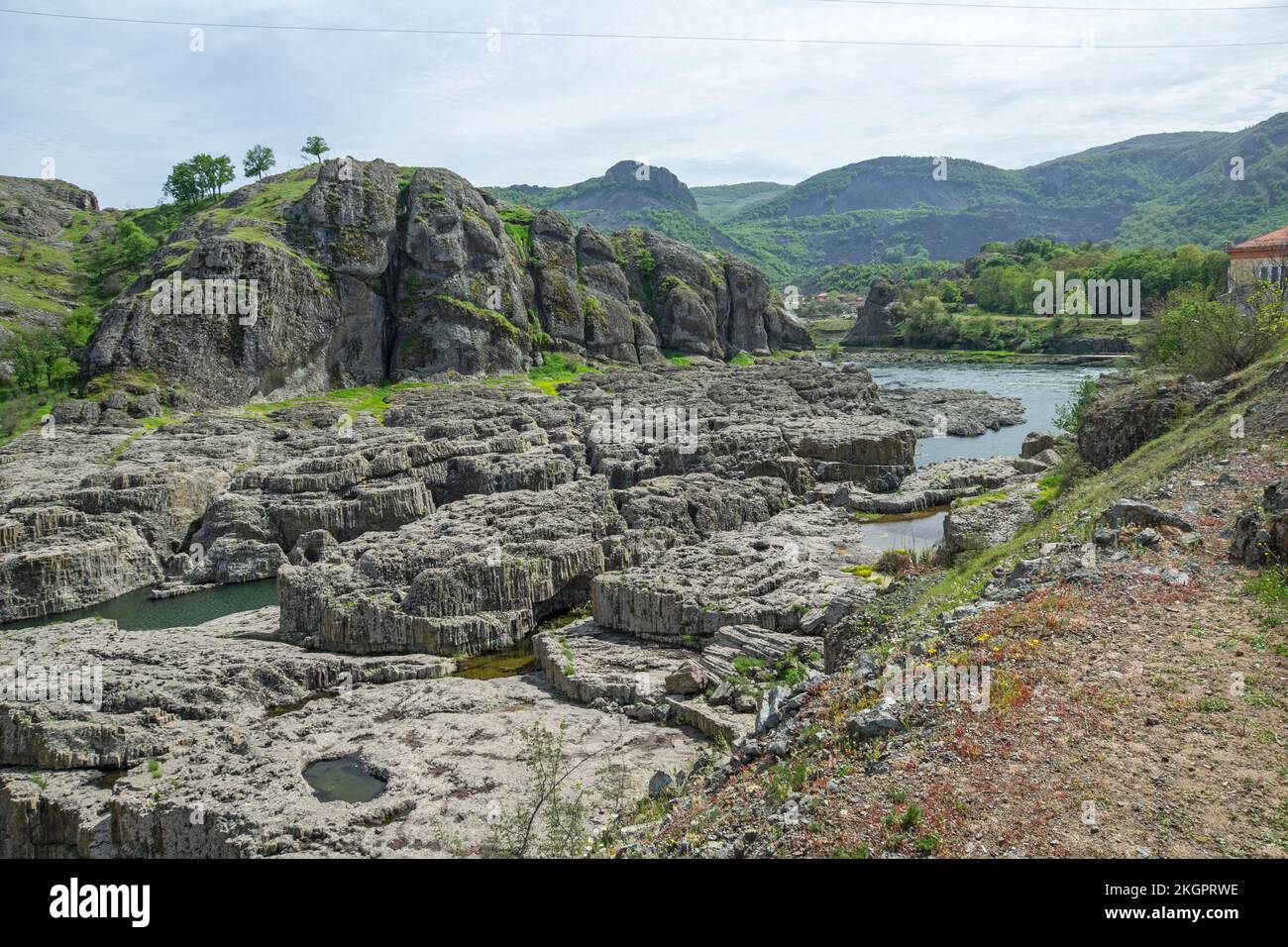 Sheytan Dere (Shaitan River) Canyon under the dam of Studen Kladenets ...
