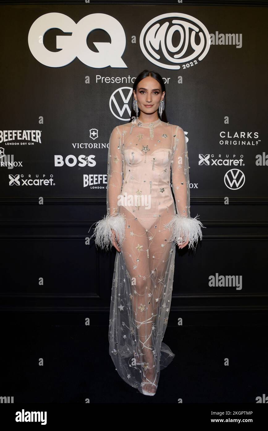 Mexico City, Mexico. 22nd Nov, 2022. November 22, Mexico City, Mexico: Paly Duval attends the ...