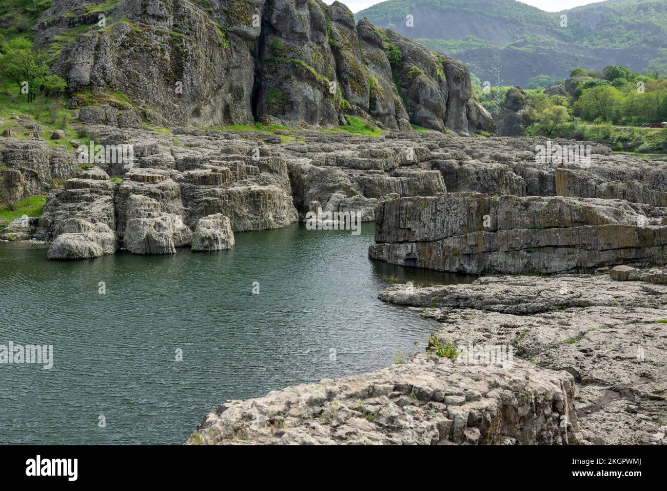 Sheytan Dere (Shaitan River) Canyon under the dam of Studen Kladenets ...