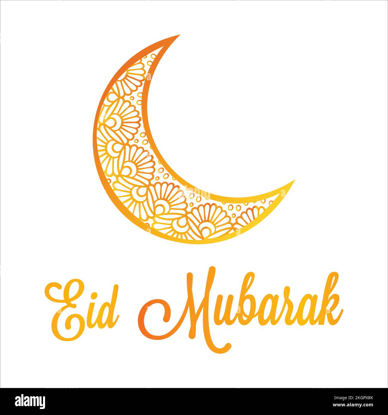Eid Mubarak Moon Template, Eid Mubarak Golden Moon Shade, Eid Mubarak ...