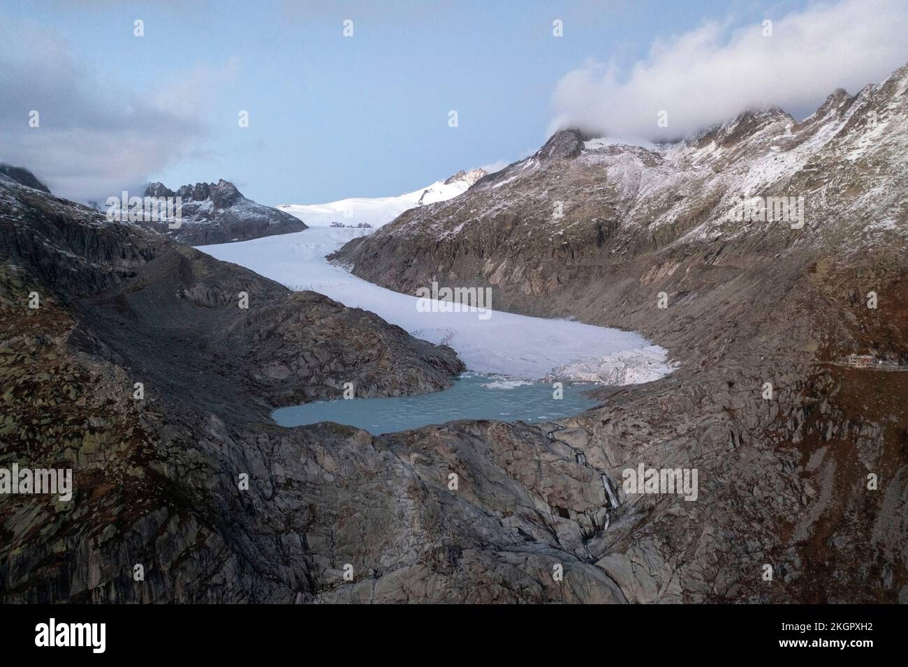 Melting rhone glacier switzerland hi-res stock photography and images ...