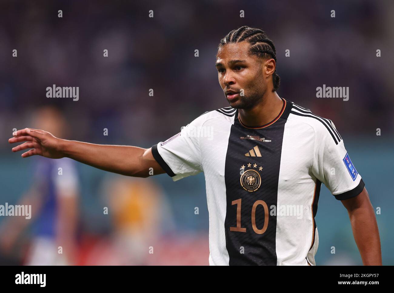 Doha, Qatar. 23rd Nov, 2022. Serge Gnabry of Germany during the FIFA ...