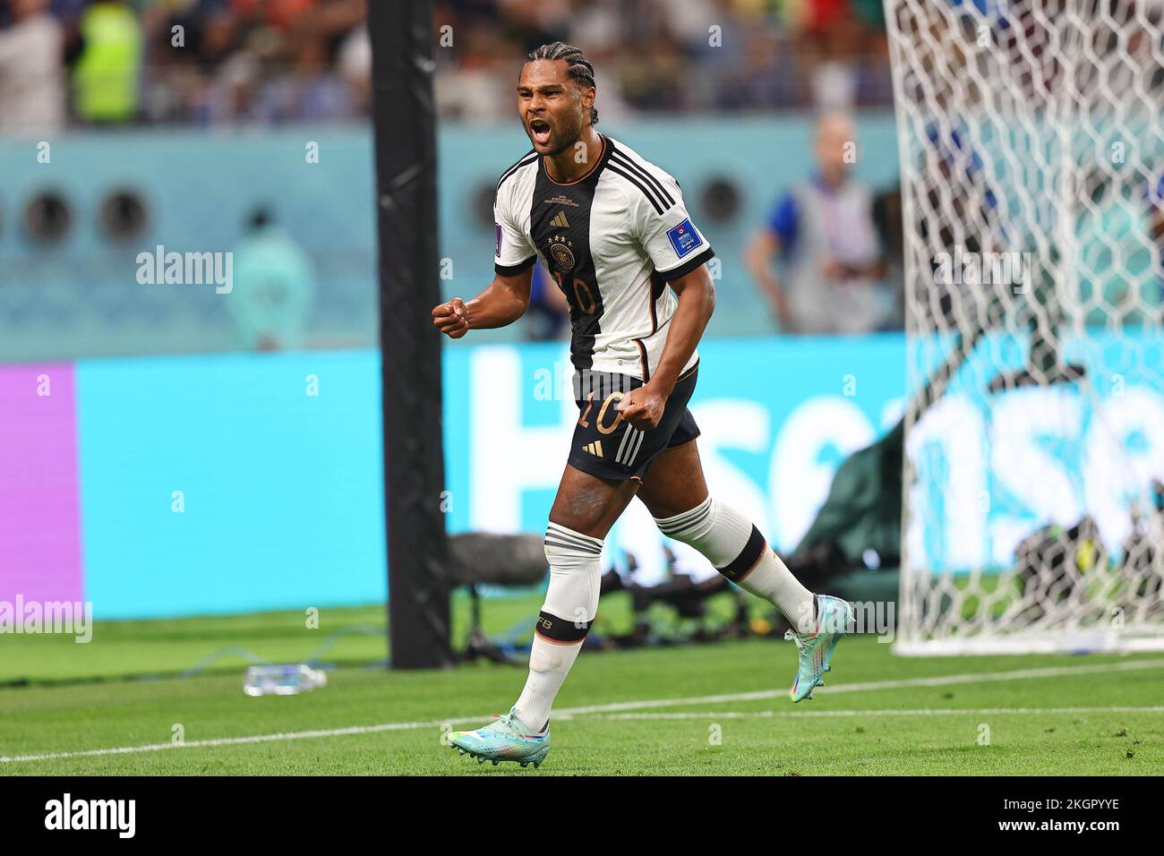 Serge Gnabry during the FIFA World Cup Qatar 2022 Group E match between ...