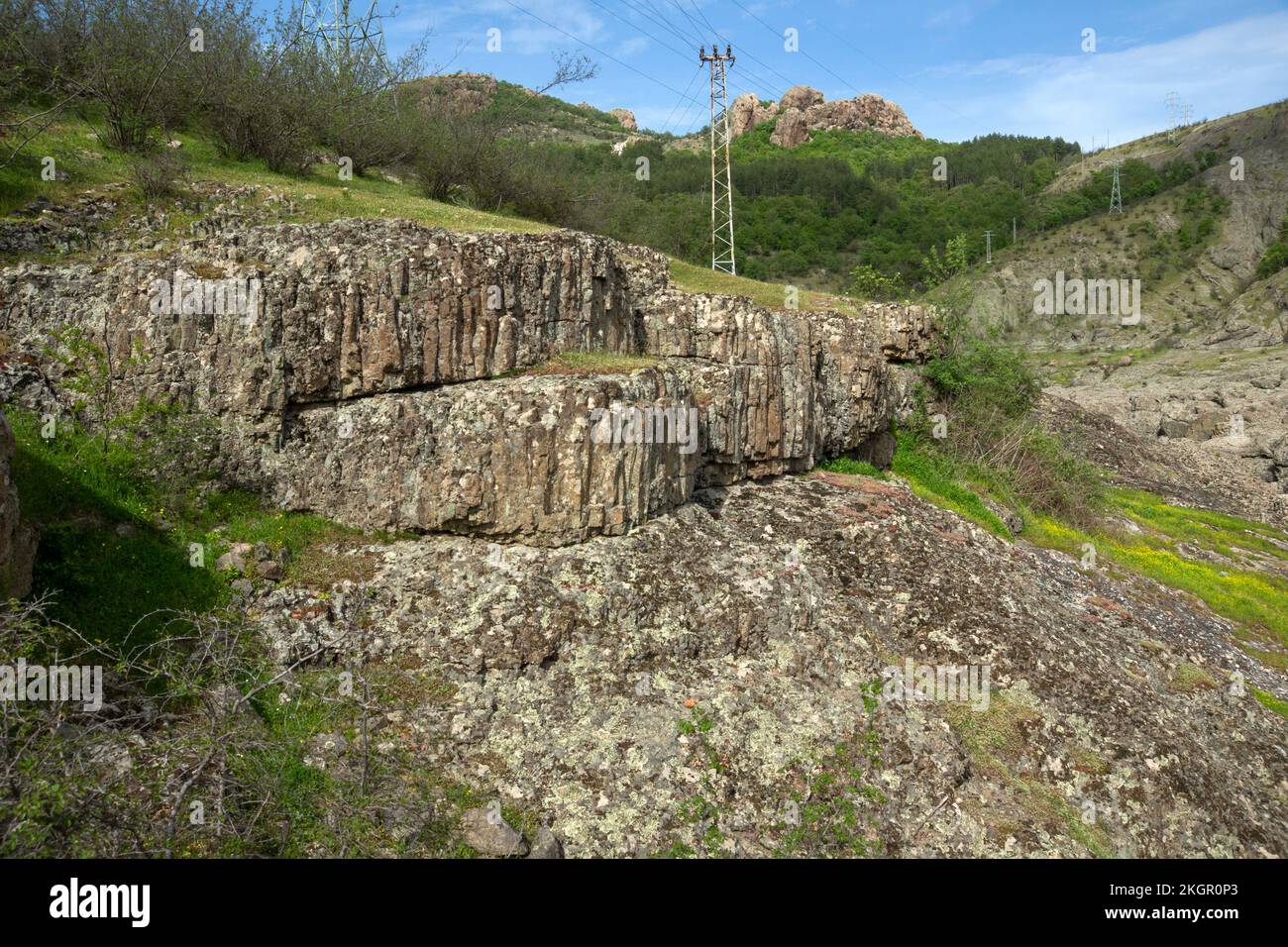 Sheytan Dere (Shaitan River) Canyon under the dam of Studen Kladenets ...