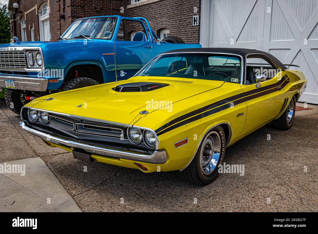 Black 1971 Dodge Challenger Hardtop