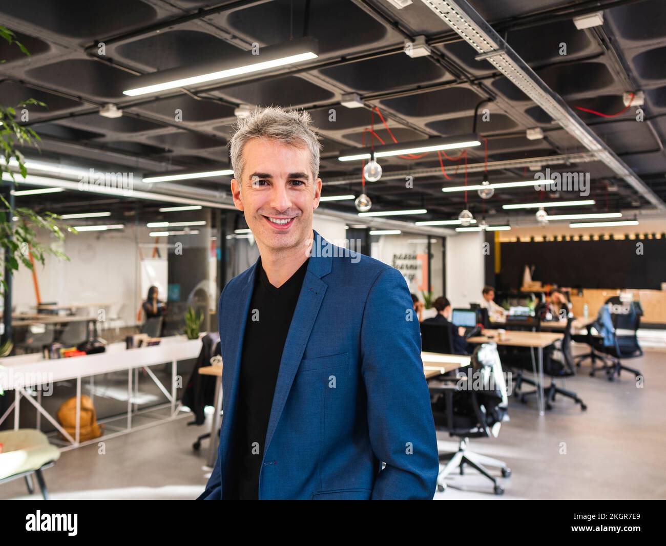 Happy businessman office worker hi-res stock photography and images - Alamy