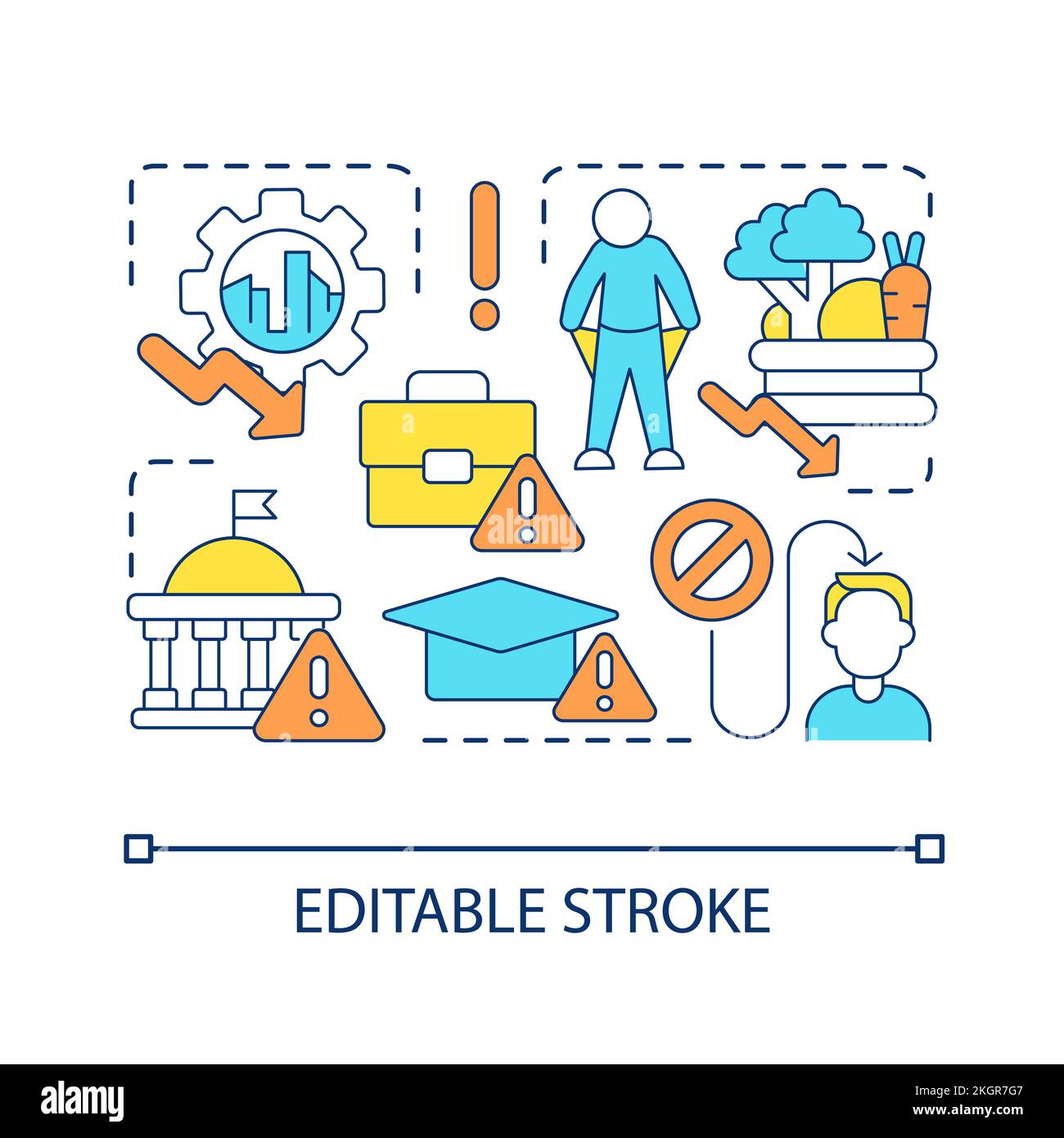 Achieving inclusive growth issues concept icon Stock Vector Image & Art ... Achieving inclusive growth issues concept icon Stock Vector Image & Art ...