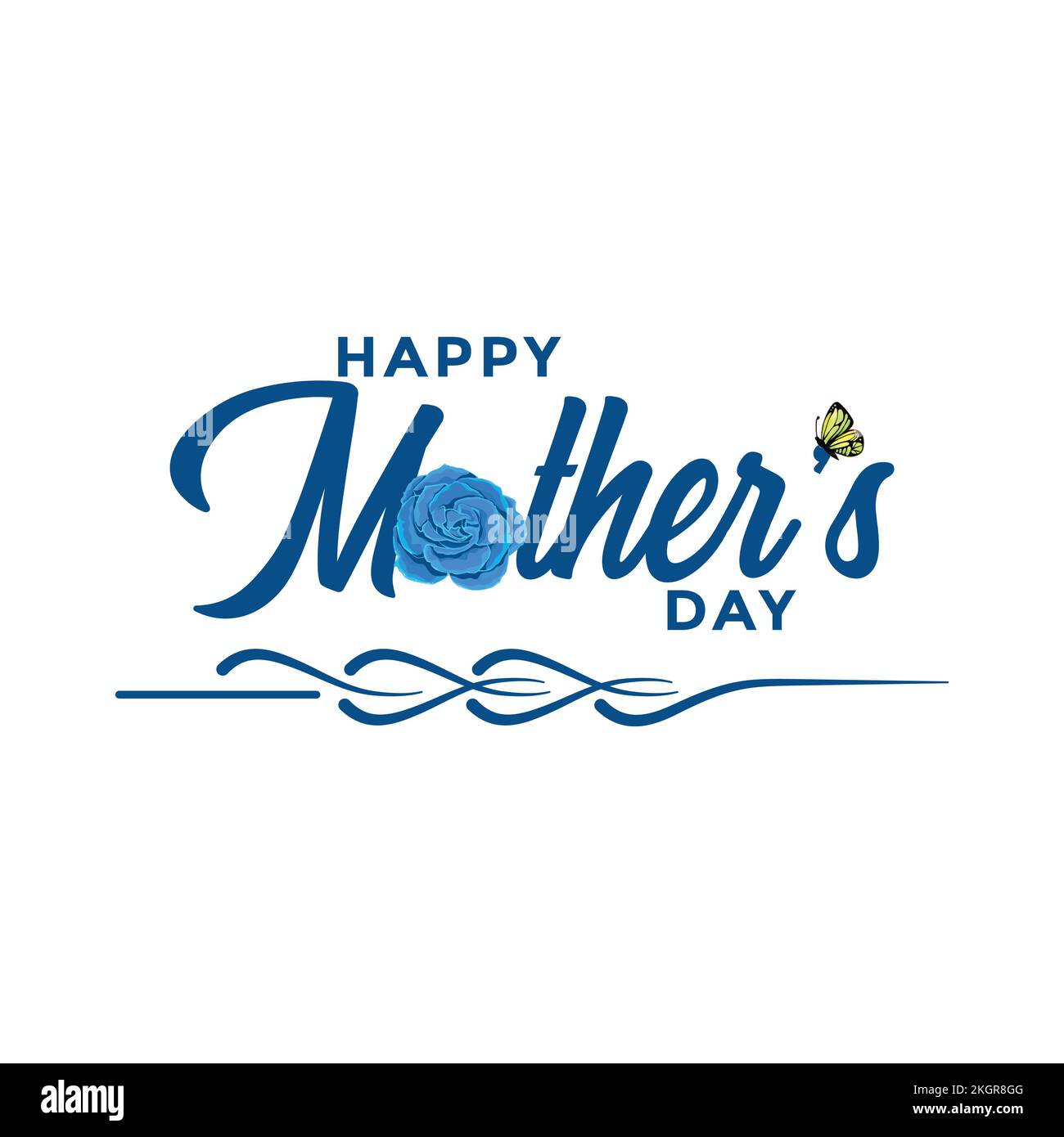 Blue flowe Stock Vector Images - Alamy