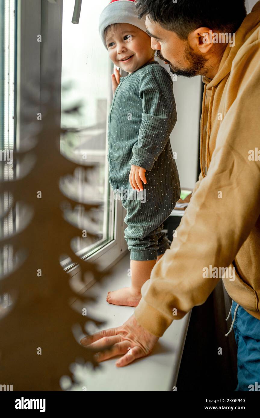 Father standing at home hi-res stock photography and images - Alamy