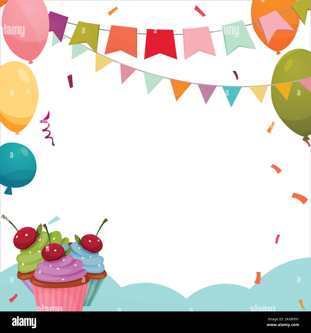 Happy Birthday Elements, Happiness, Happy Birthday Vector Illustration ...
